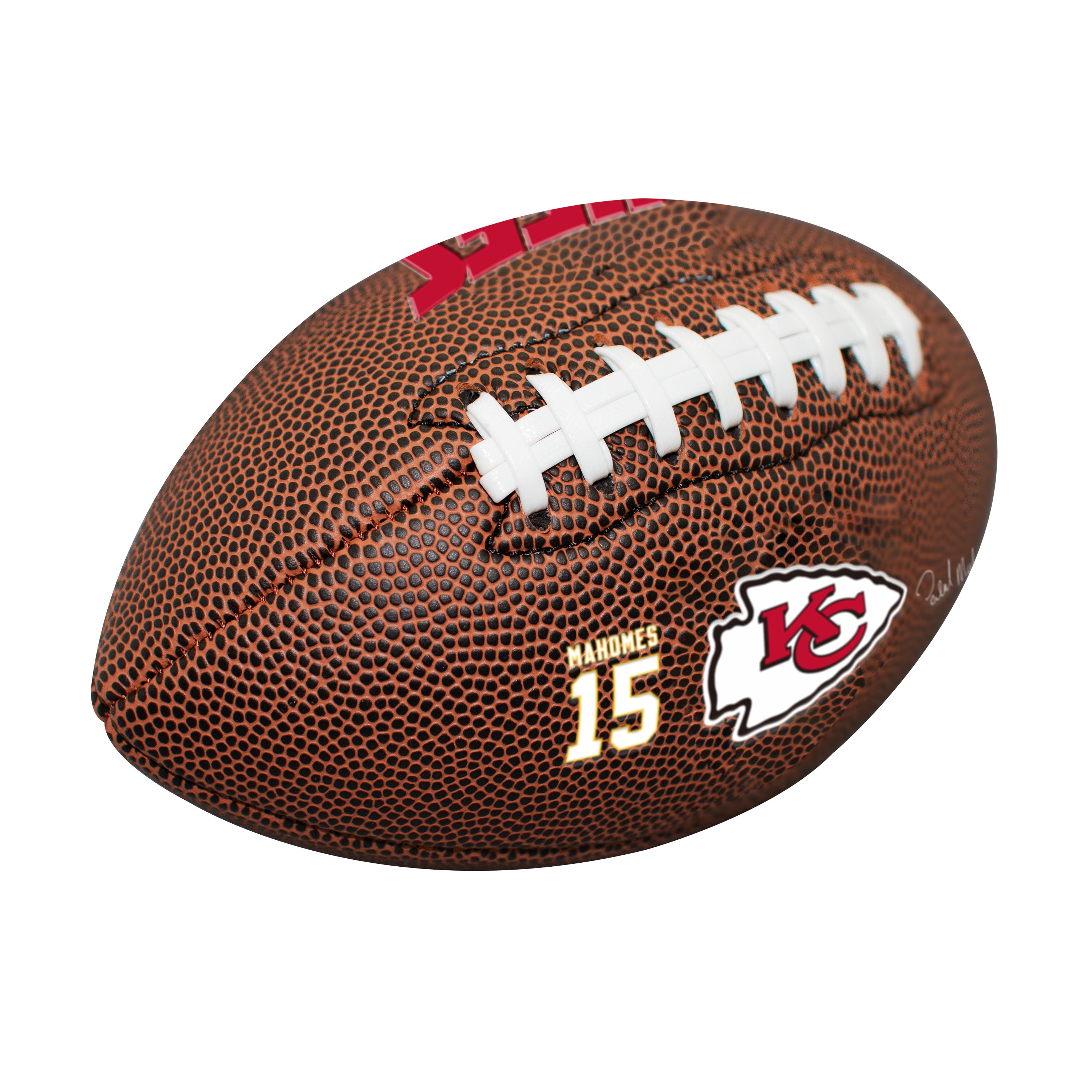 Kansas City Chiefs Players Mini Patrick Mahomes Size Composite Football ...