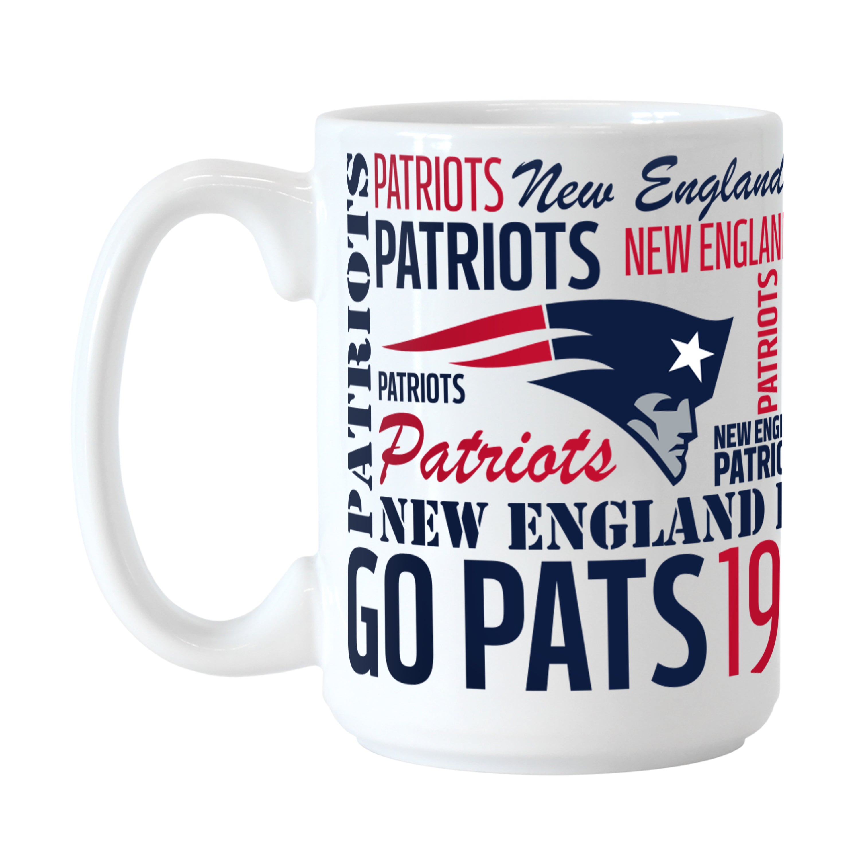 New England Patriots 15oz Spirit Sublimated Mug | Logo Brands
