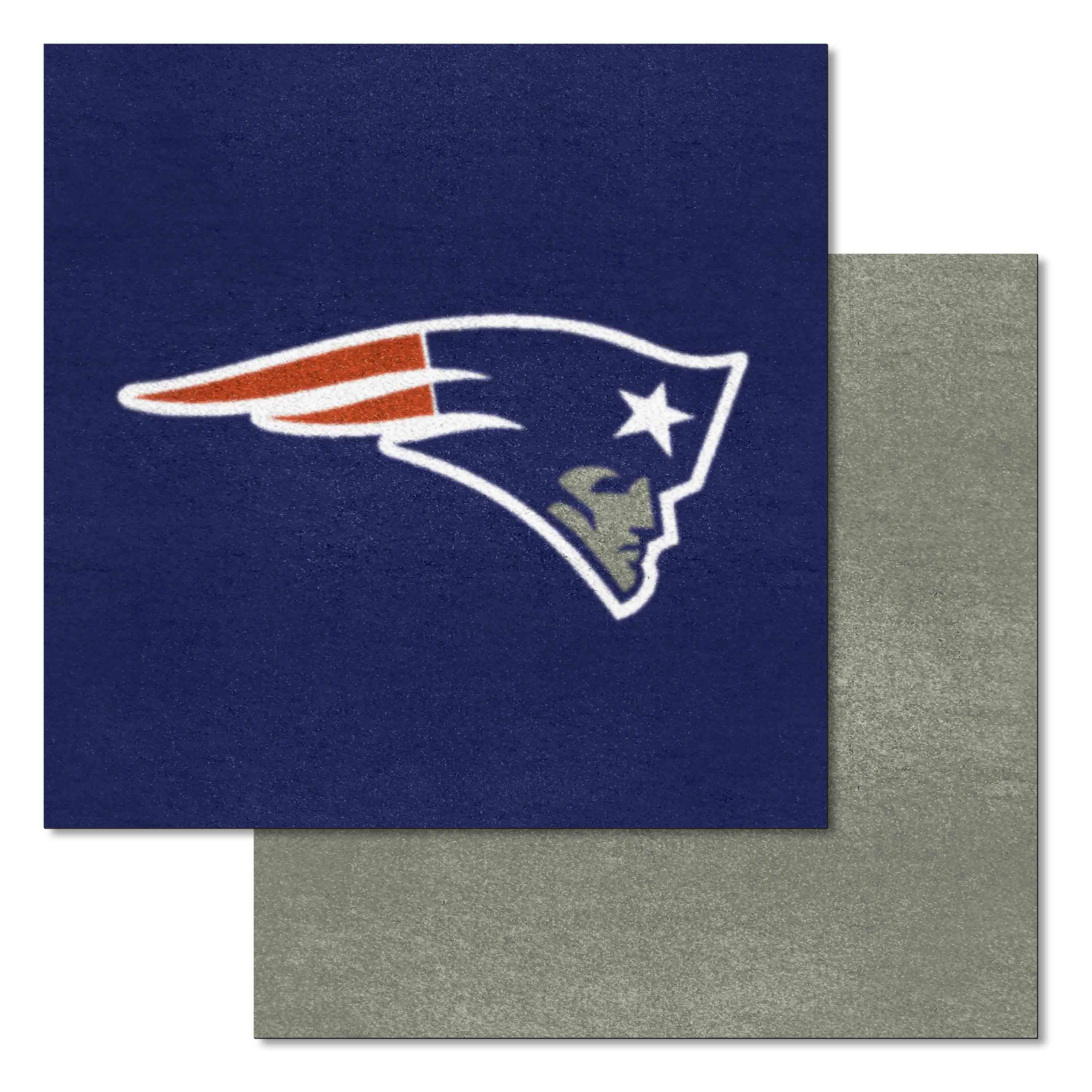 NFL - New England Patriots Team Carpet Tiles | Logo Brands