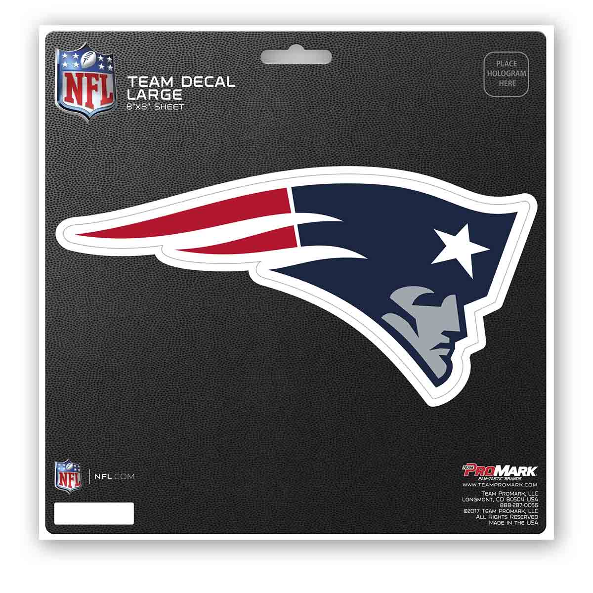 NFL - New England Patriots Large Decal | Logo Brands