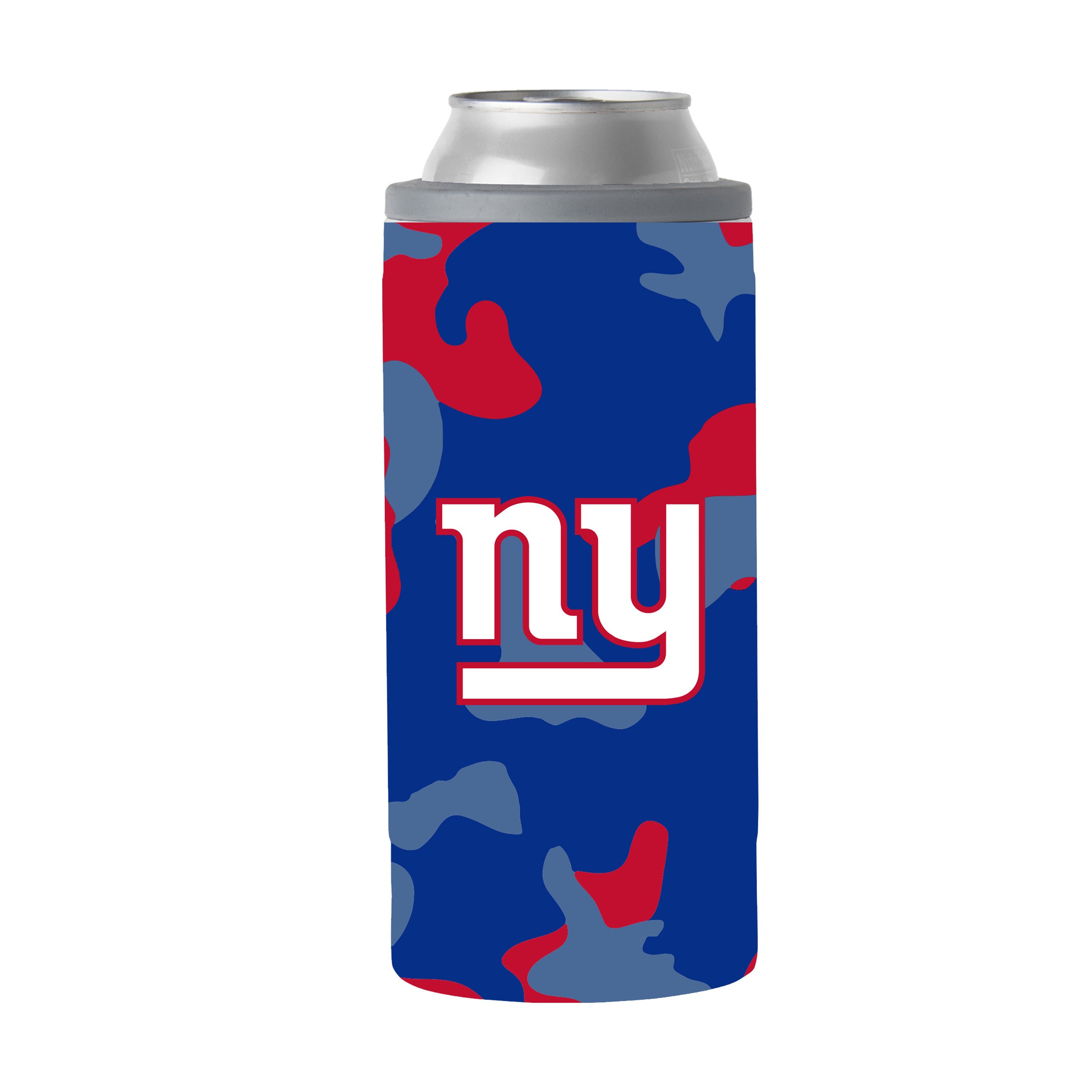 New York Giants Camo Swagger 12oz Slim Can Coolie | Logo Brands