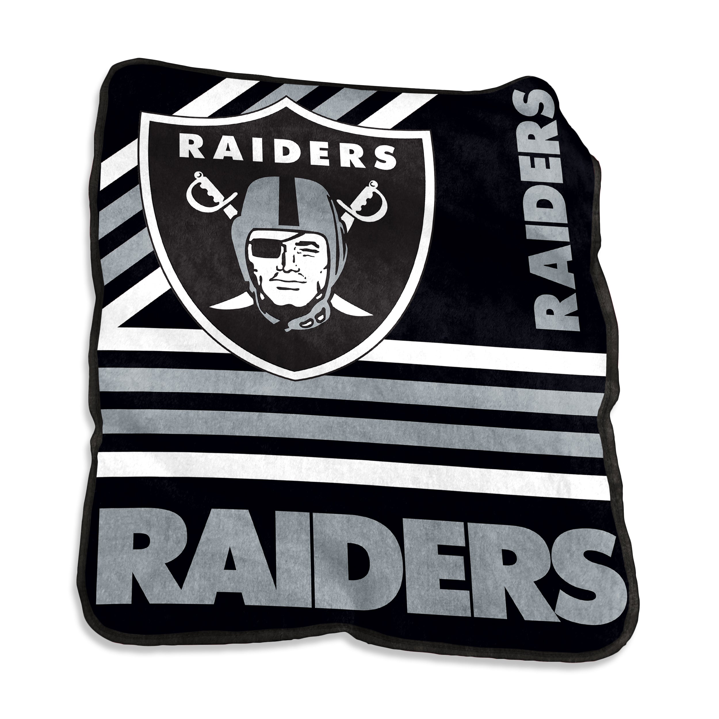 Las Vegas Raiders Alternate Raschel Throw – Logo Brands