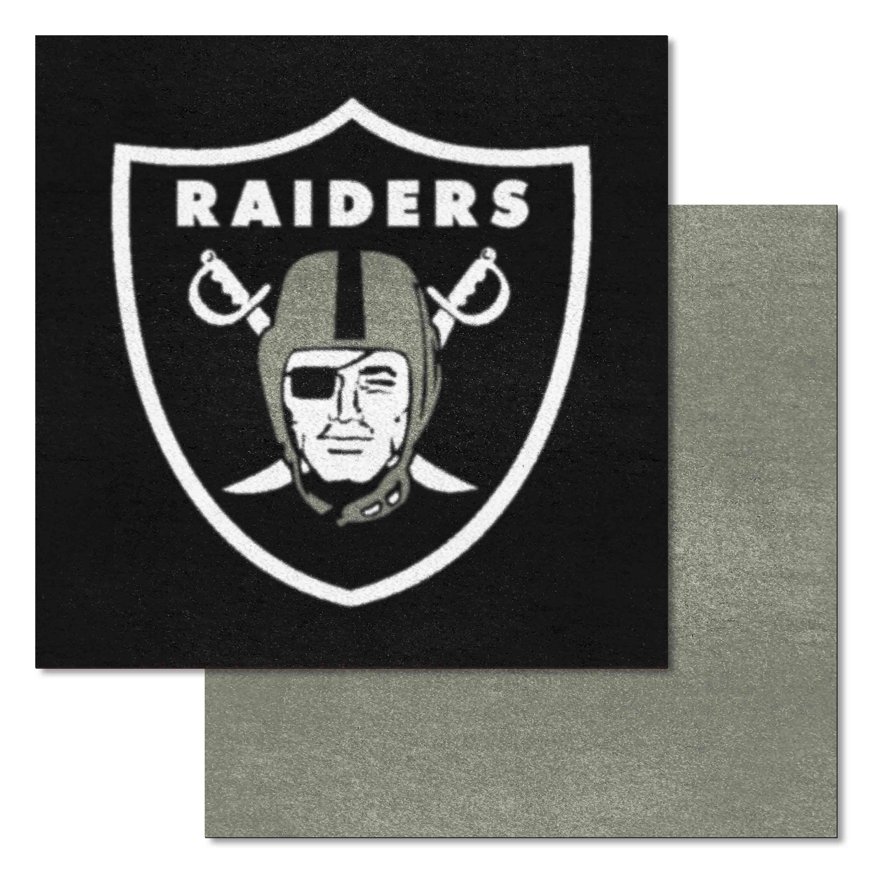 NFL - Las Vegas Raiders Team Carpet Tiles | Logo Brands
