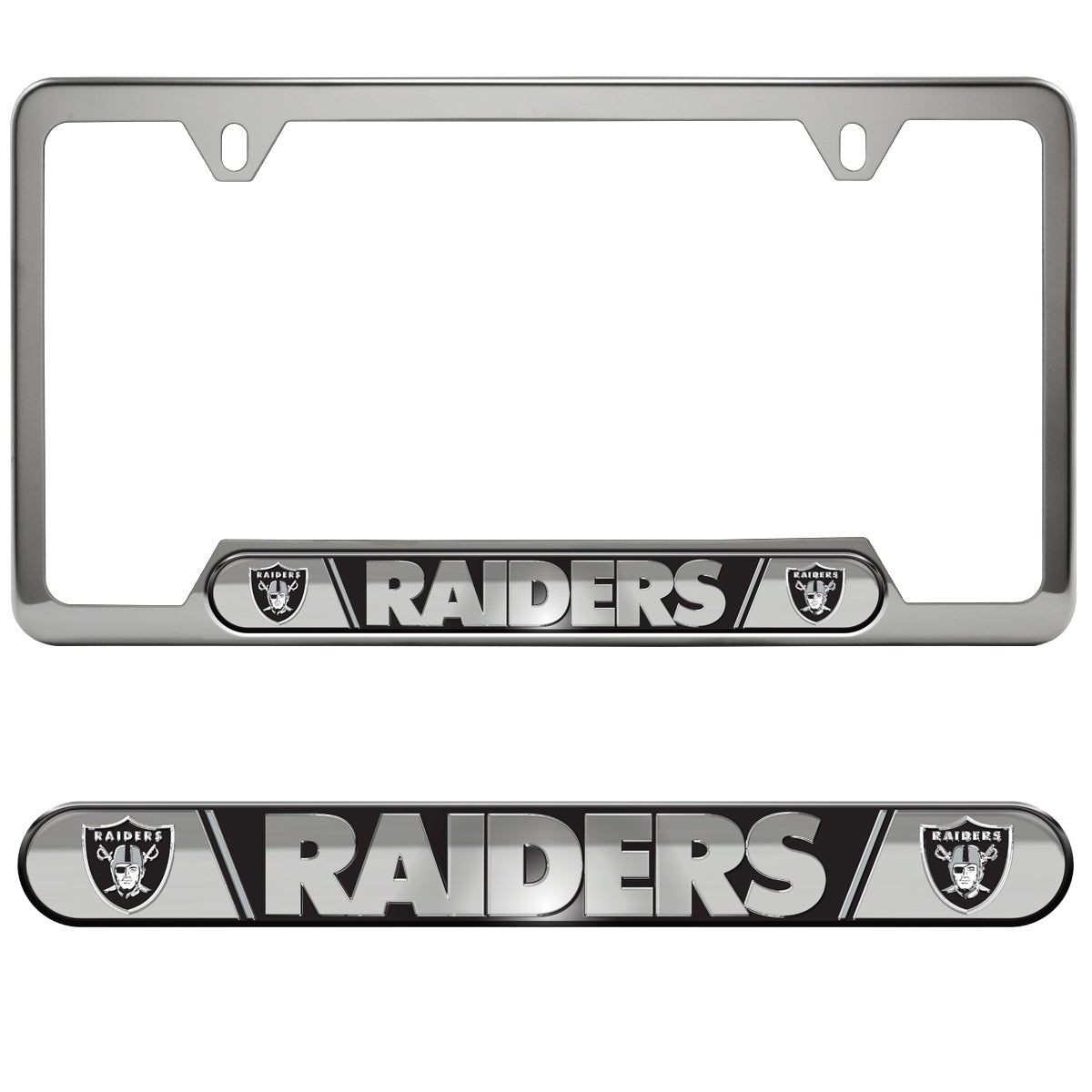NFL - Las Vegas Raiders Embossed License Plate Frame | Logo Brands