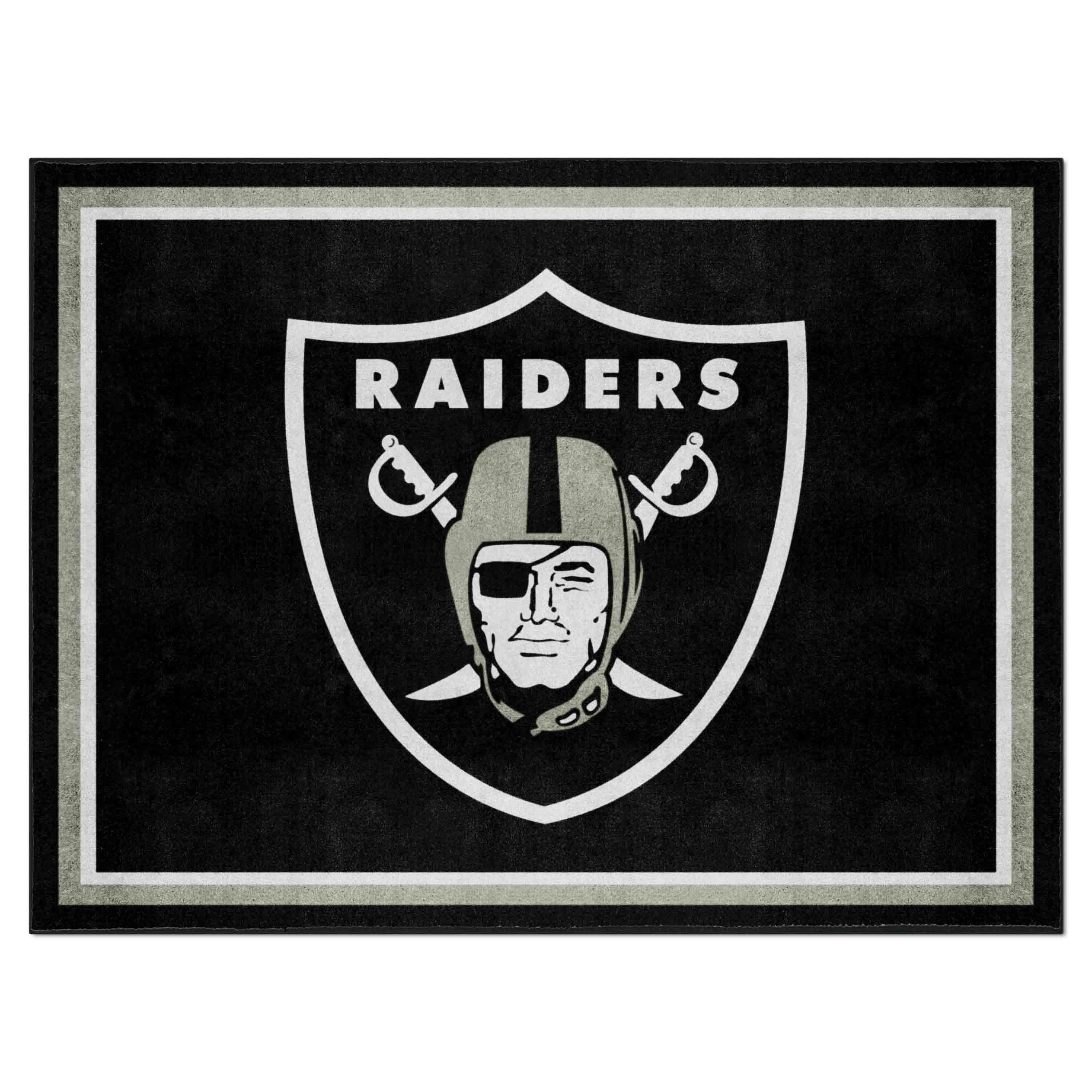 NFL - Las Vegas Raiders 8x10 Rug | Logo Brands