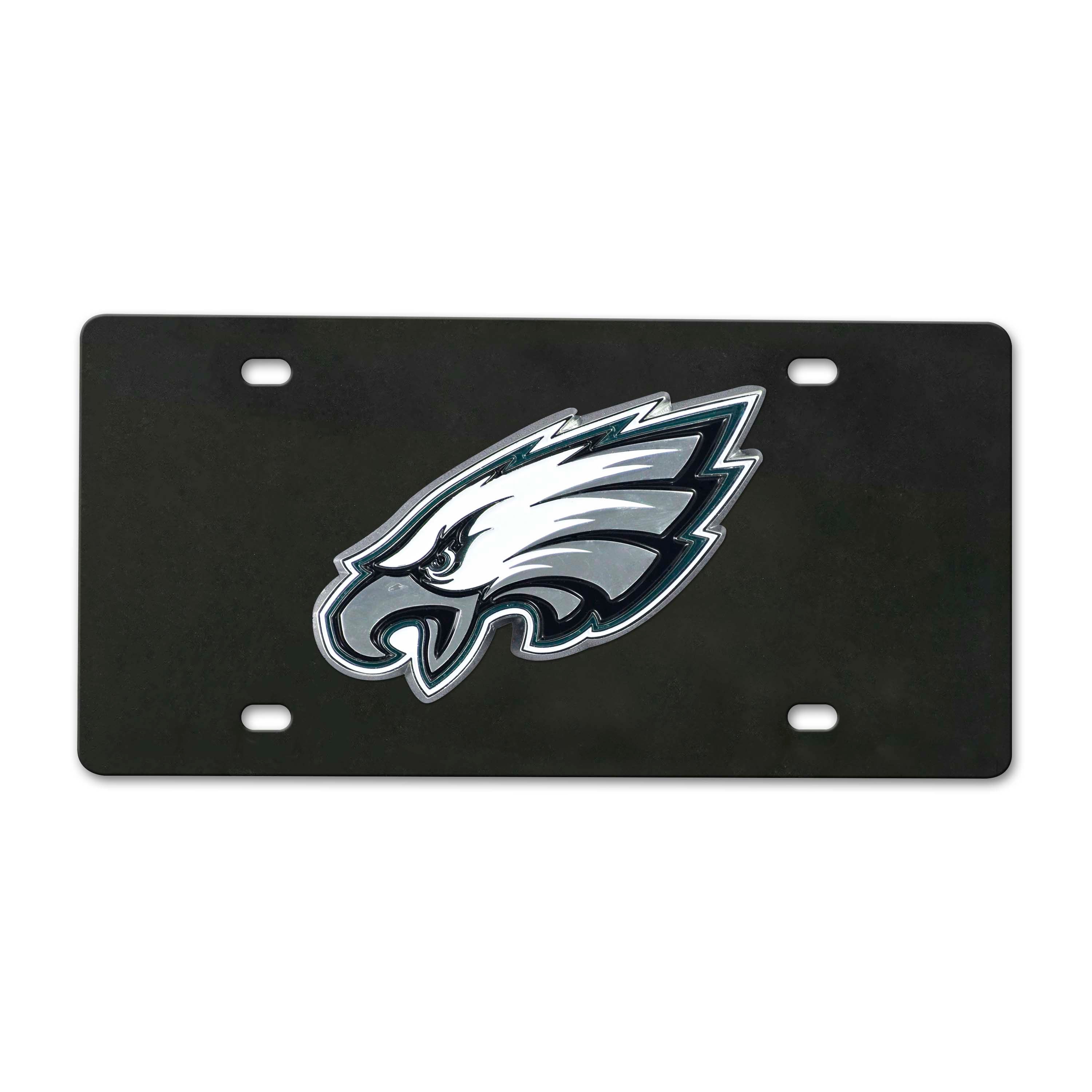 NFL - Philadelphia Eagles Black Diecast License Plate | Logo Brands