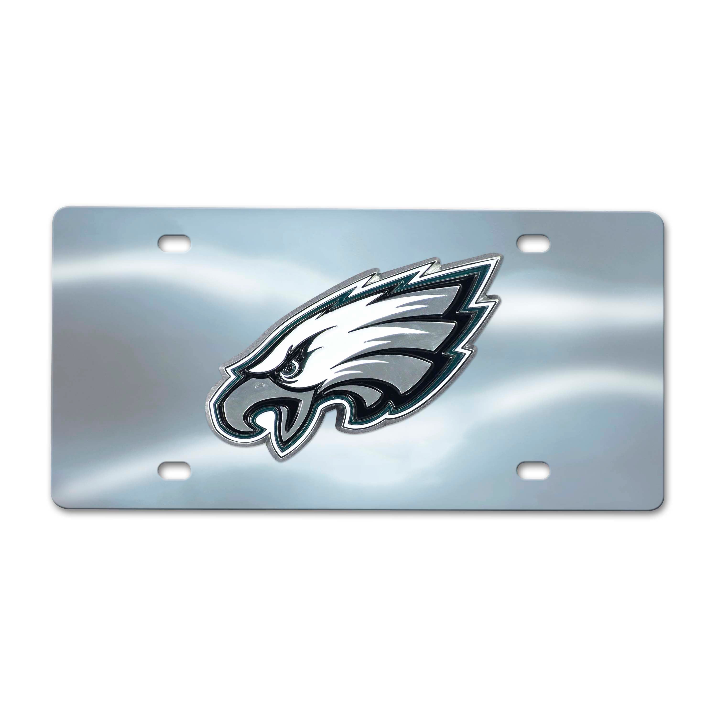 NFL - Philadelphia Eagles Chrome Diecast License Plate | Logo Brands