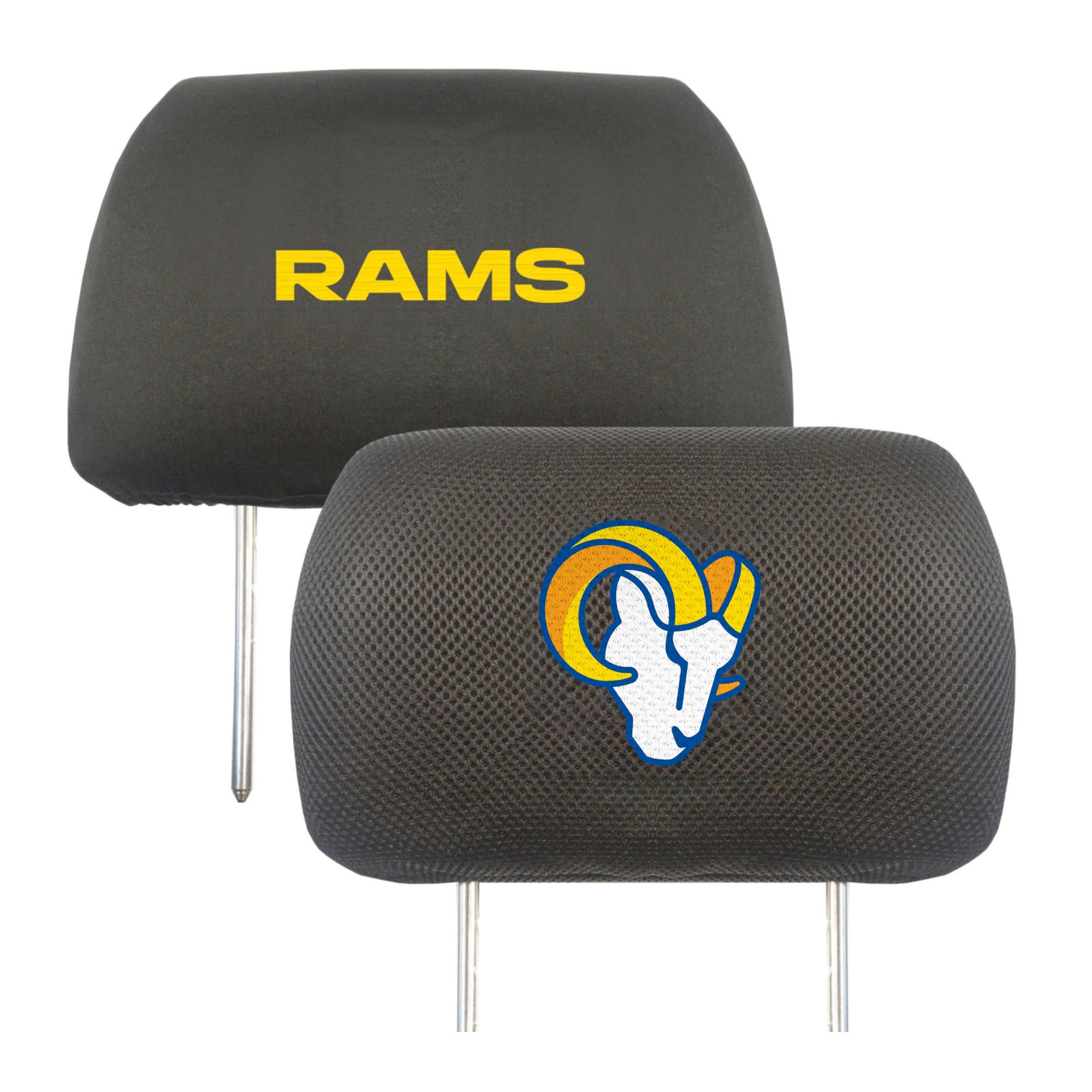 NFL - Los Angeles Rams Head Rest Cover | Logo Brands
