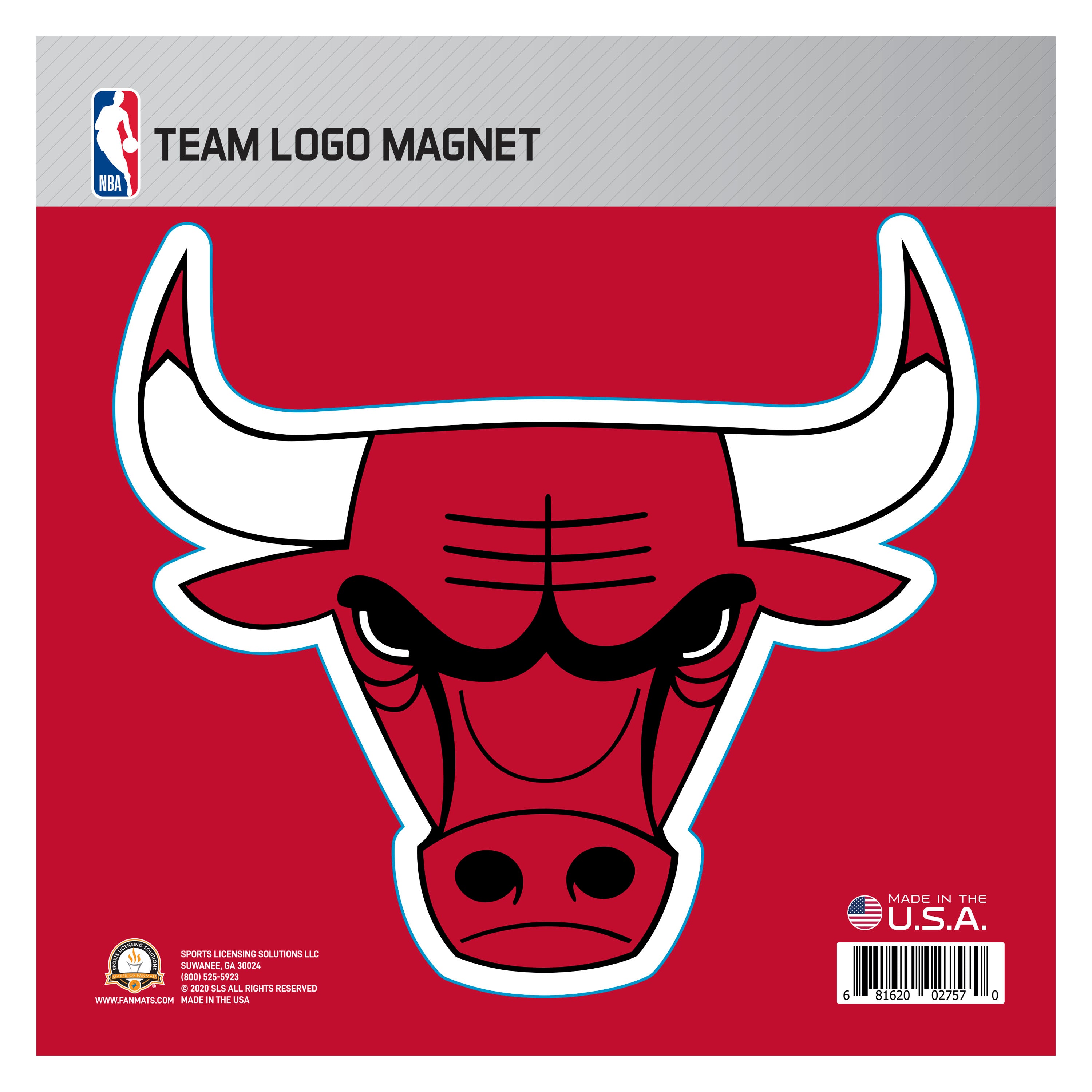 NBA - Chicago Bulls Large Team Logo Magnet | Logo Brands