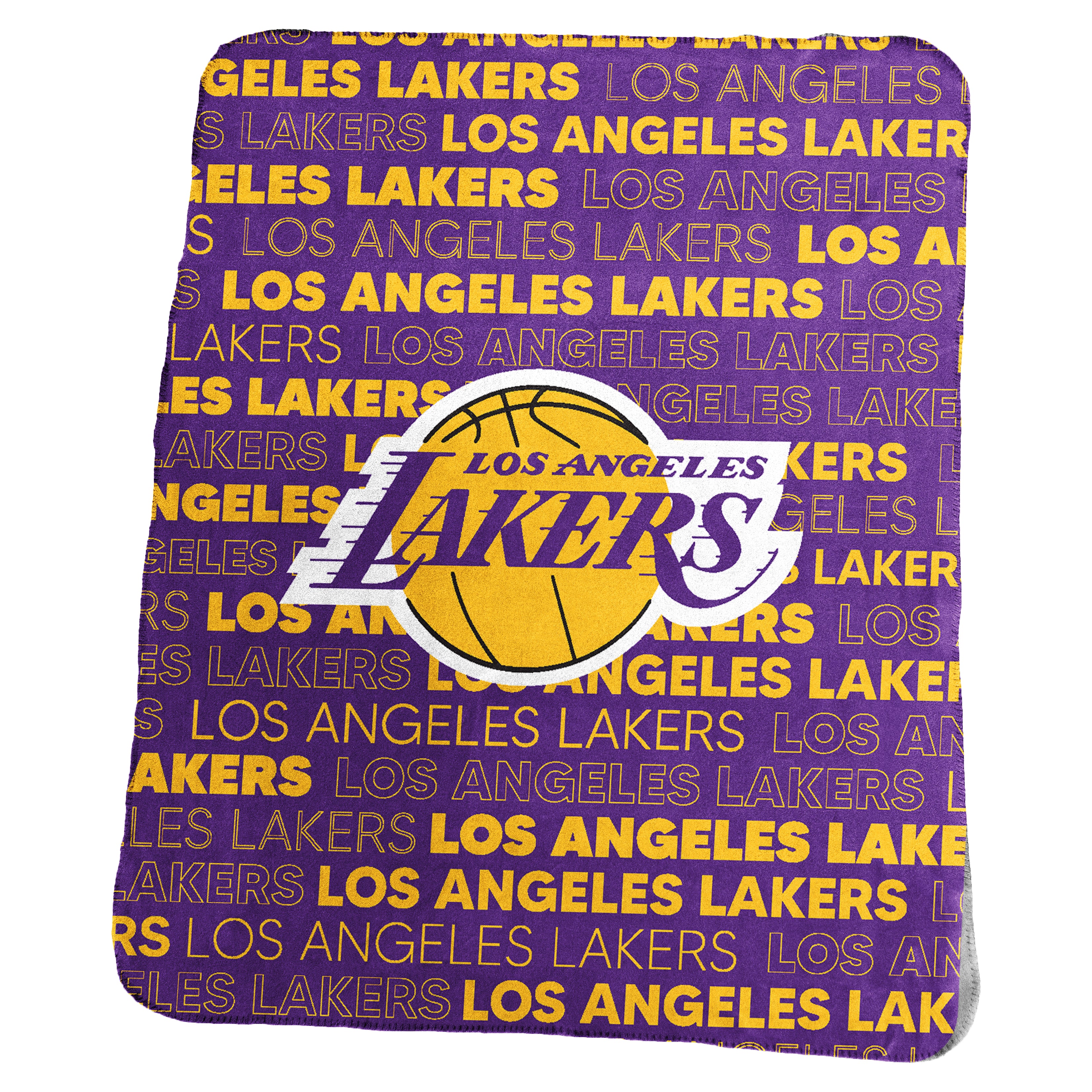 LA Lakers Classic Fleece Throw | Logo Brands