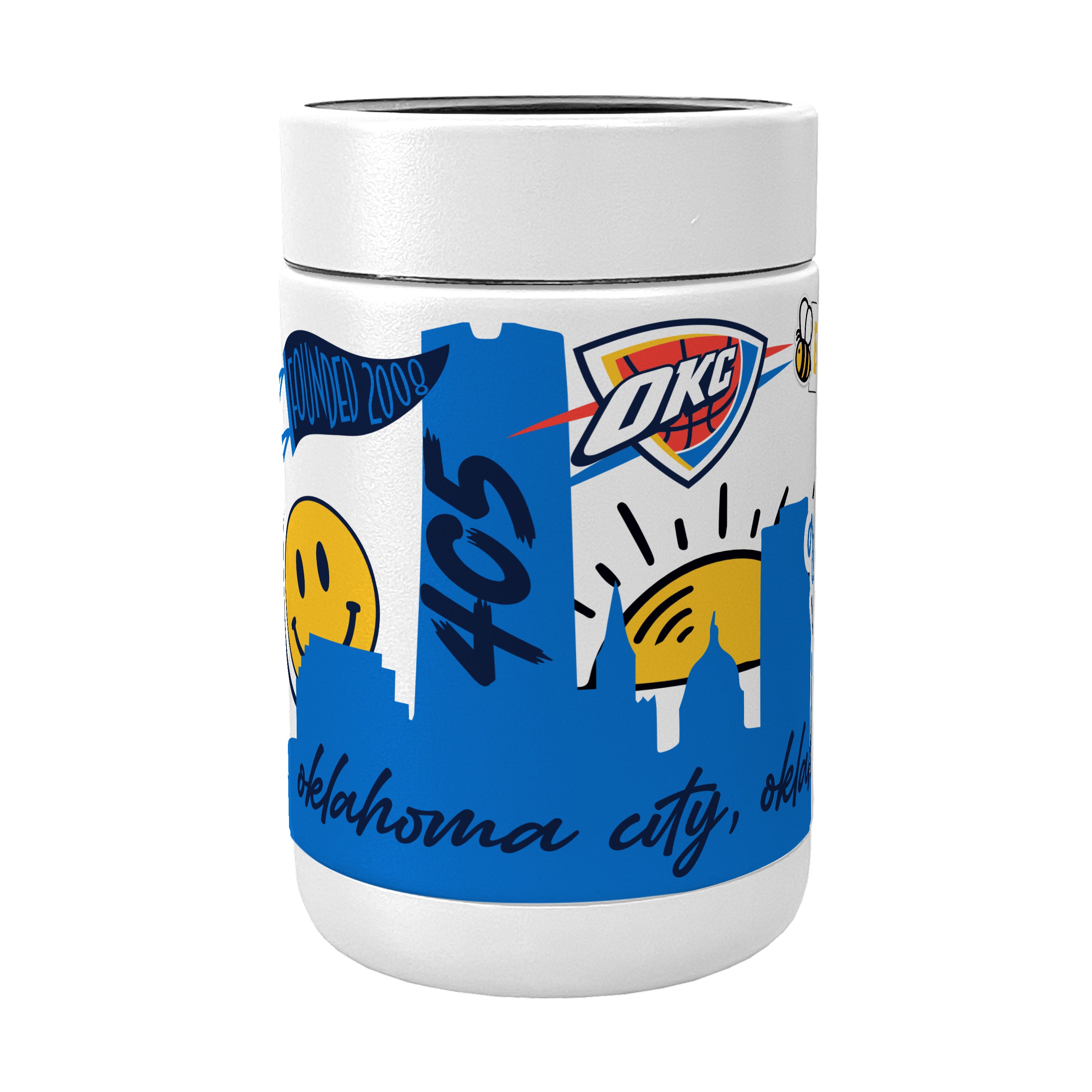 Oklahoma City Thunder Powder Native Coat Coolie | Logo Brands