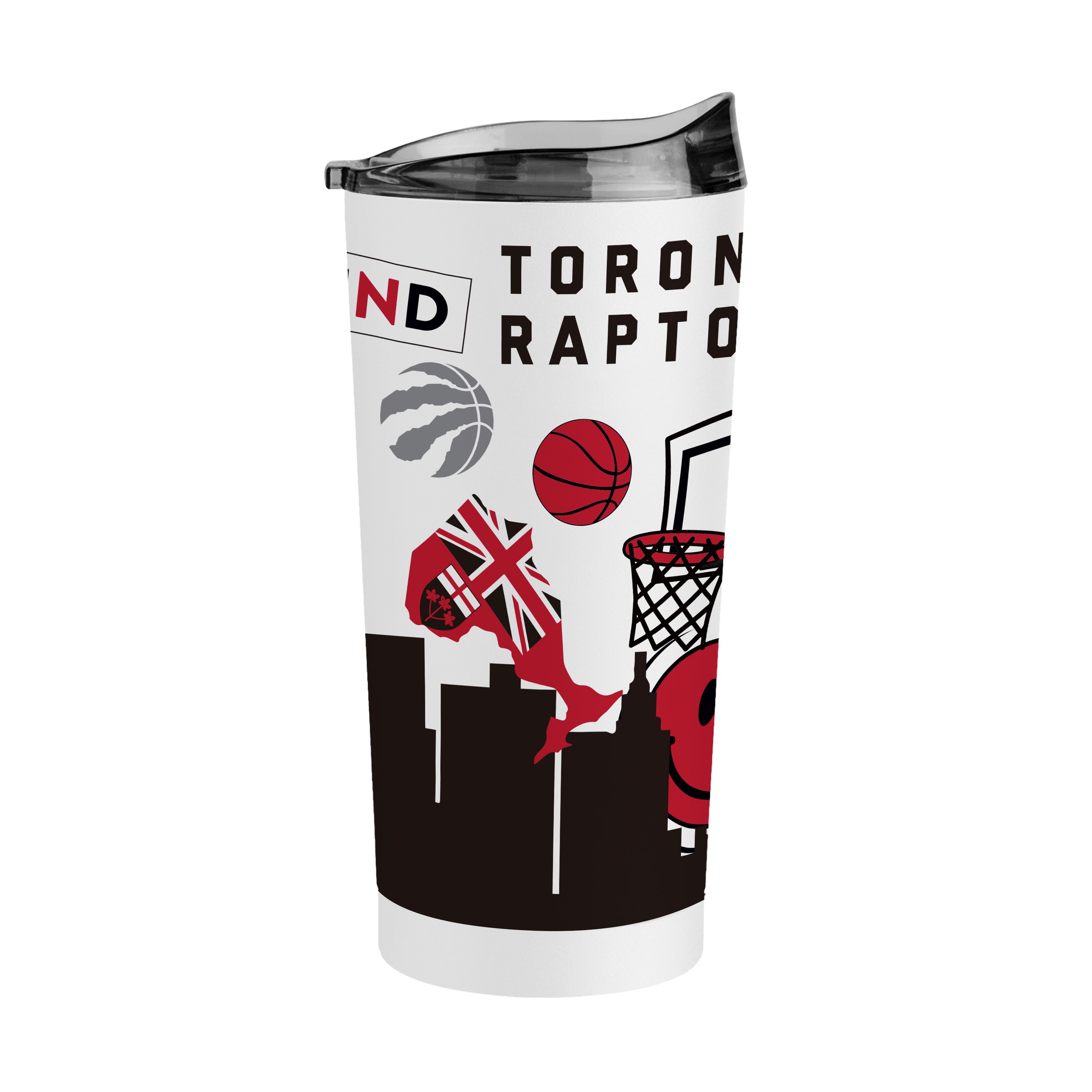 Toronto Raptors 20oz Native Powder Coat Tumbler | Logo Brands