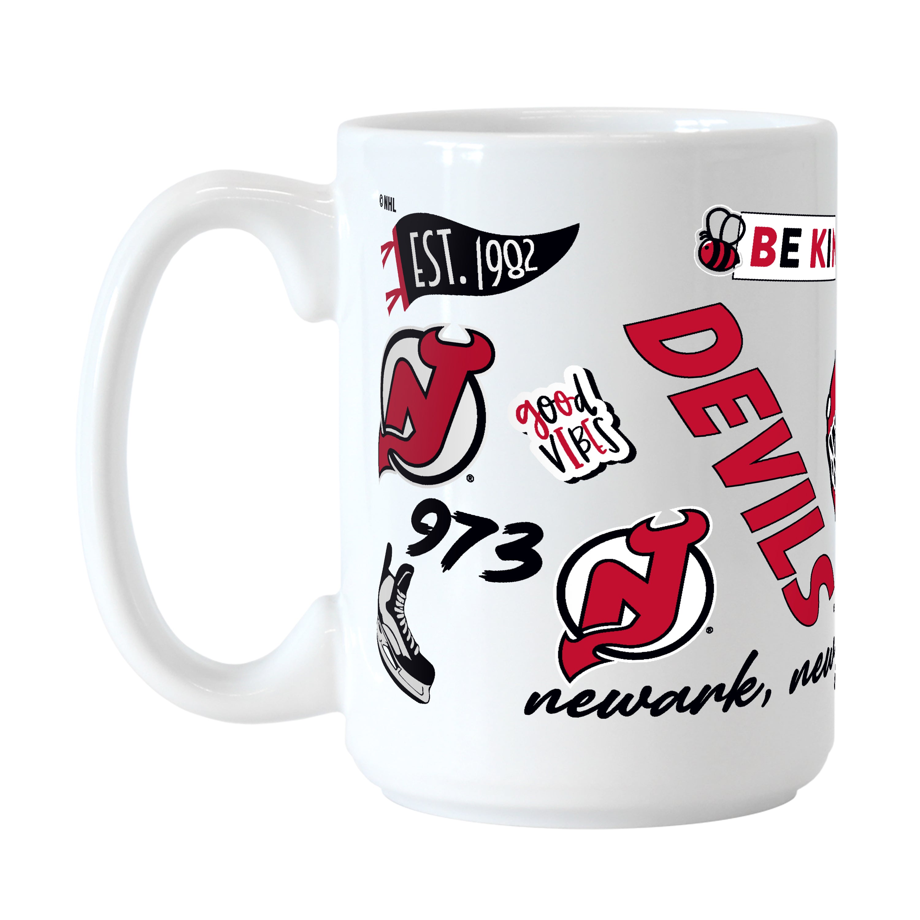 New Jersey Devils 15oz Native Sublimated Mug | Logo Brands