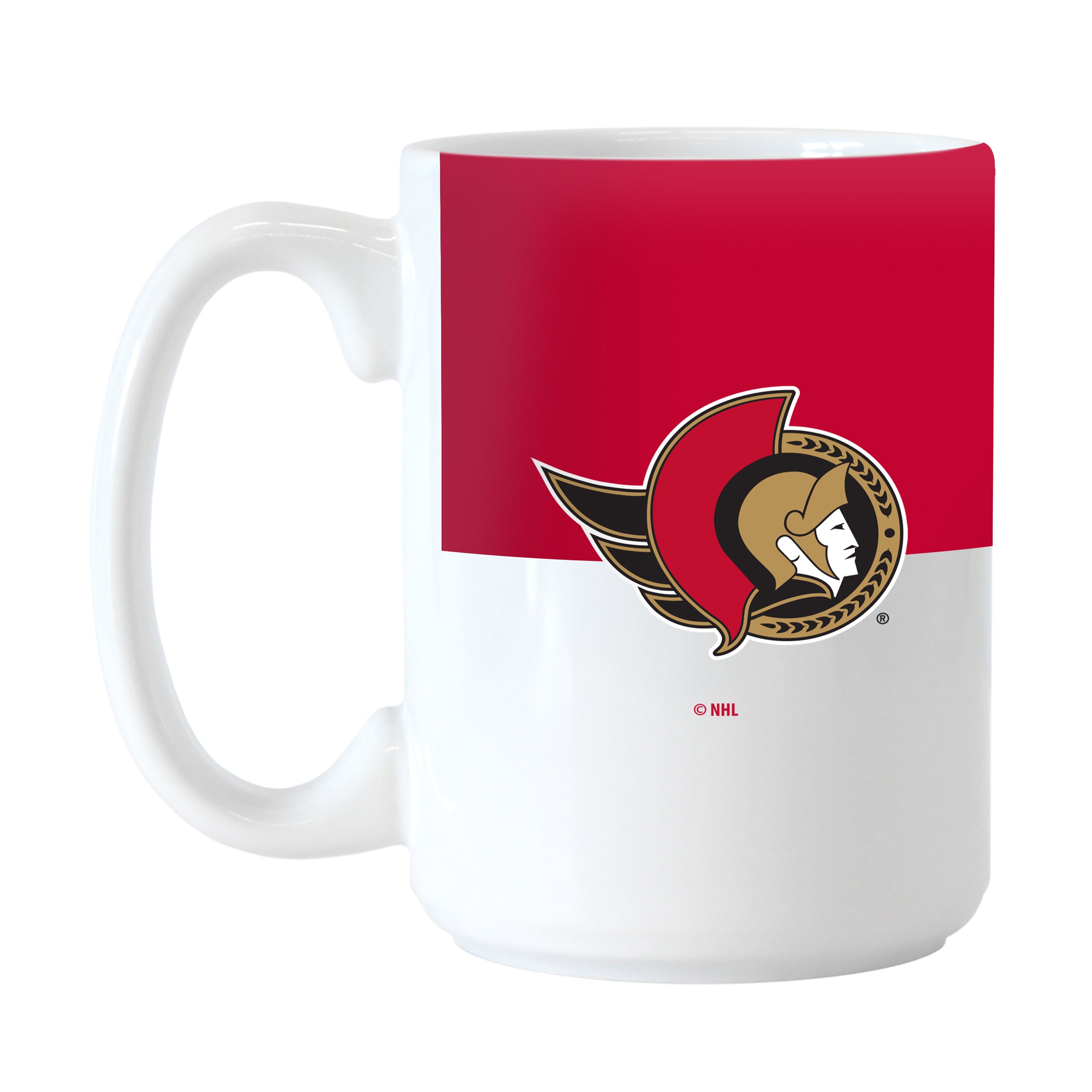 Ottawa Senators Color Block 15 oz Sublimated Mug | Logo Brands
