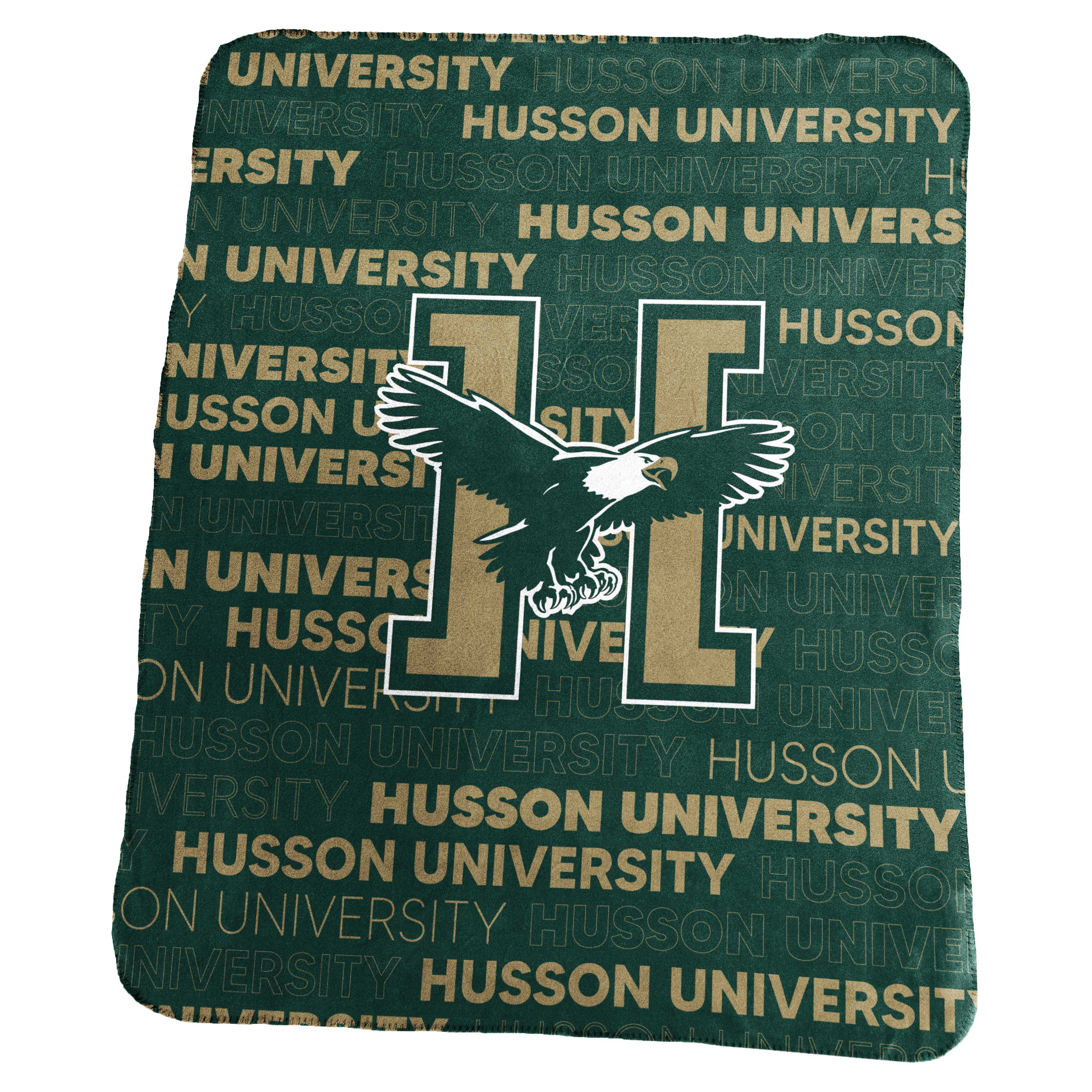 Husson University Classic Fleece Throw | Logo Brands