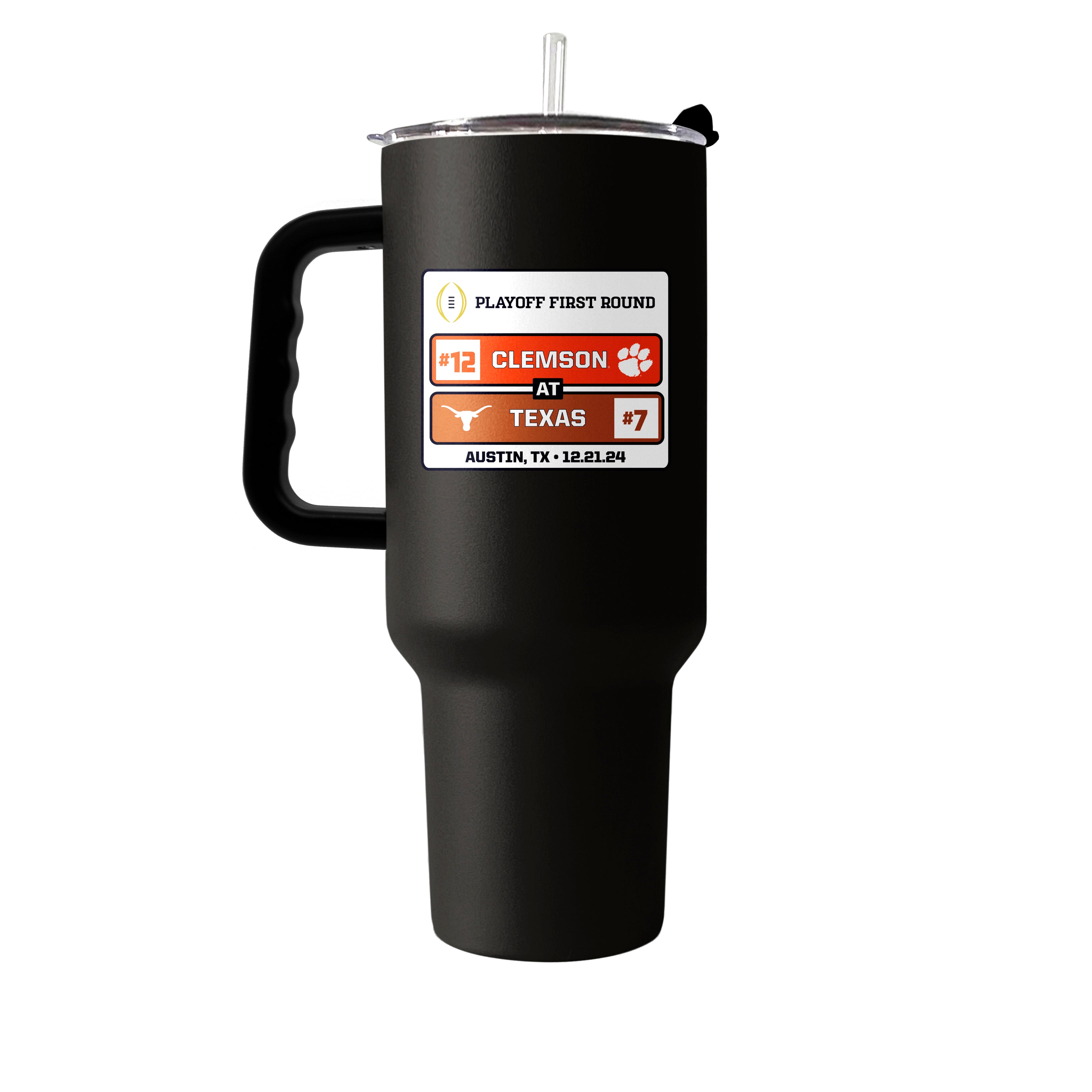 Texas CFP Round 1 Match Up 40oz PC Tumbler | Logo Brands