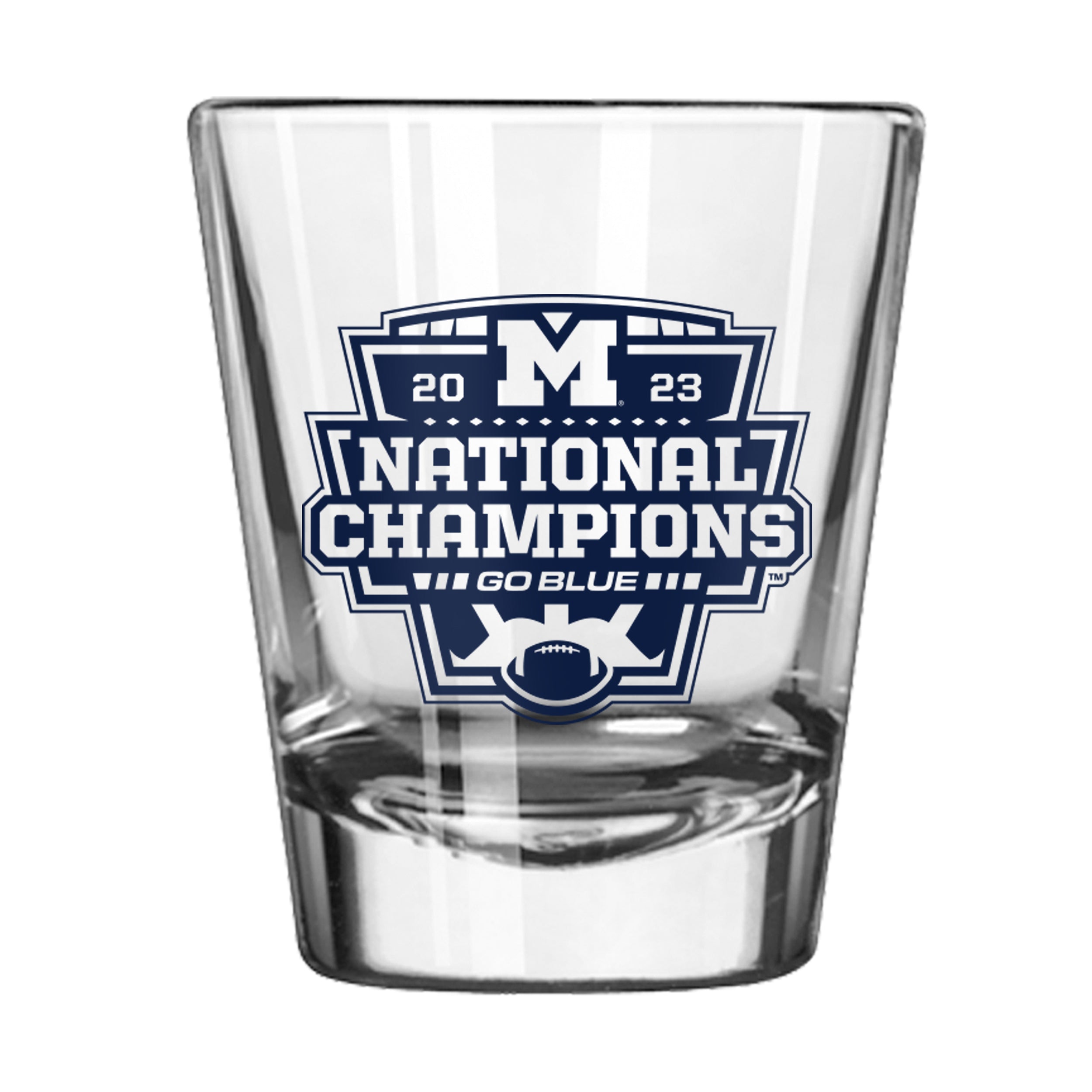 Michigan 2023 CFP National Champions 2oz Shot Glass | Logo Brands
