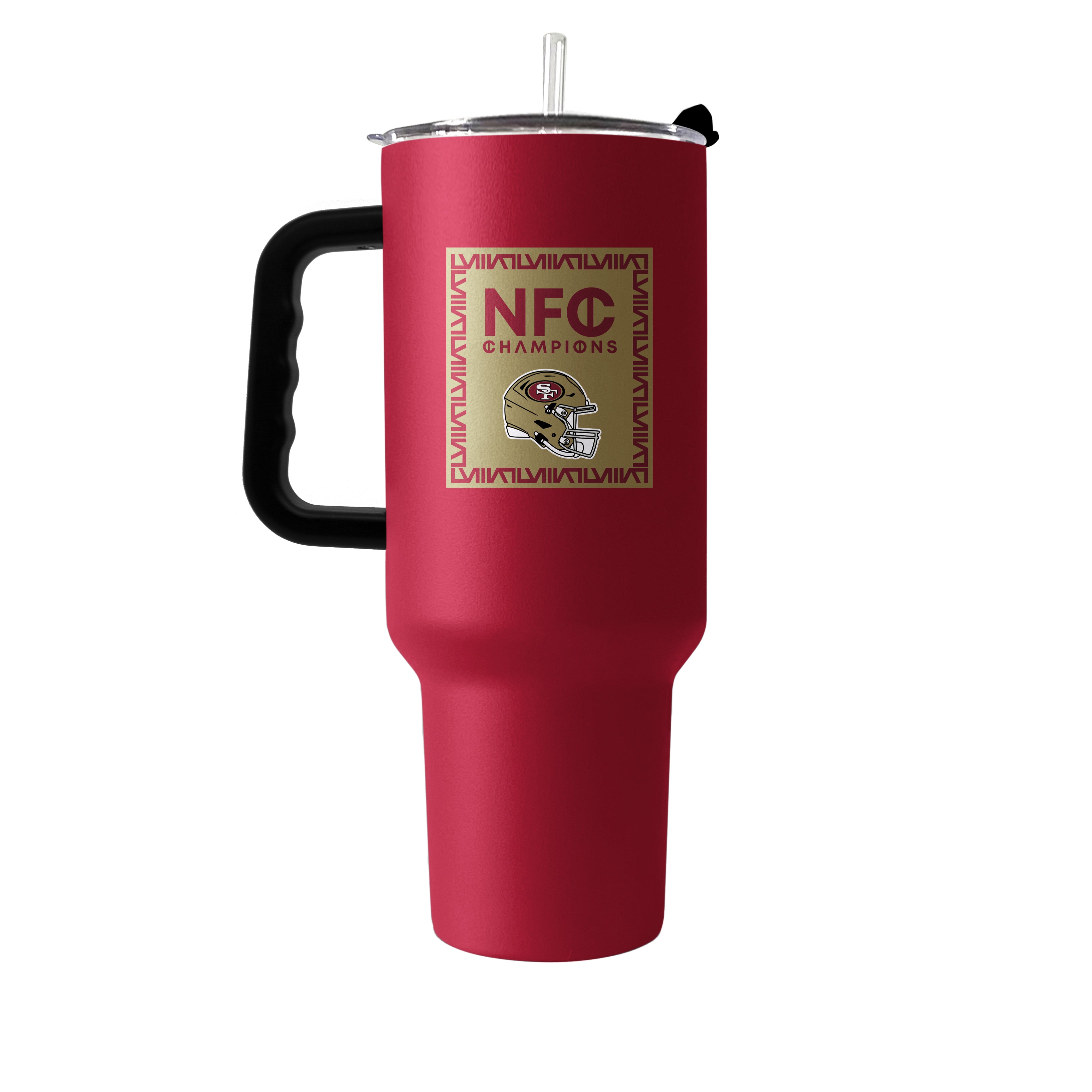 San Francisco 49ers 40oz Conference Champs Powder Coat Tumbler | Logo ...