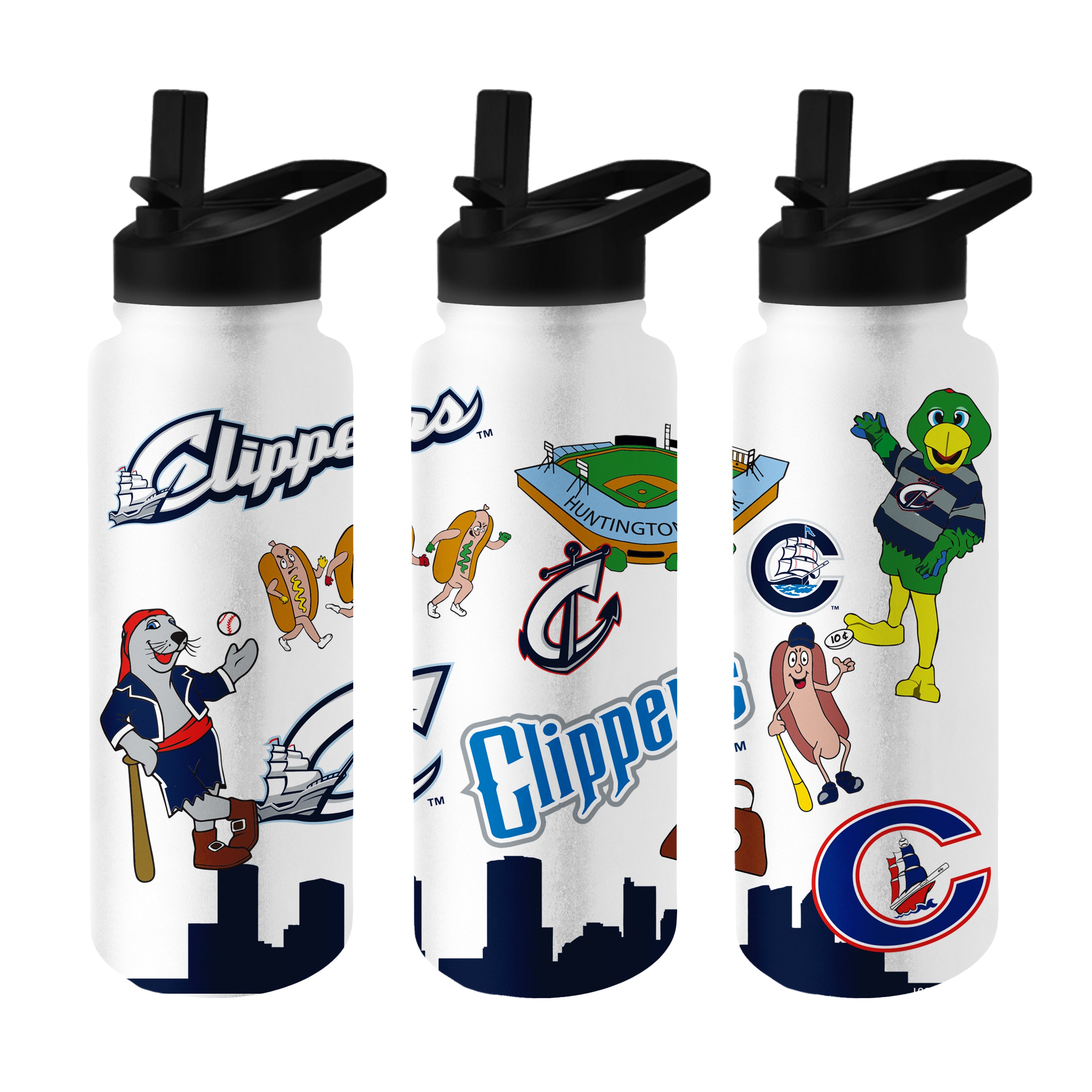 Columbus Clippers 34oz Native Quencher Bottle