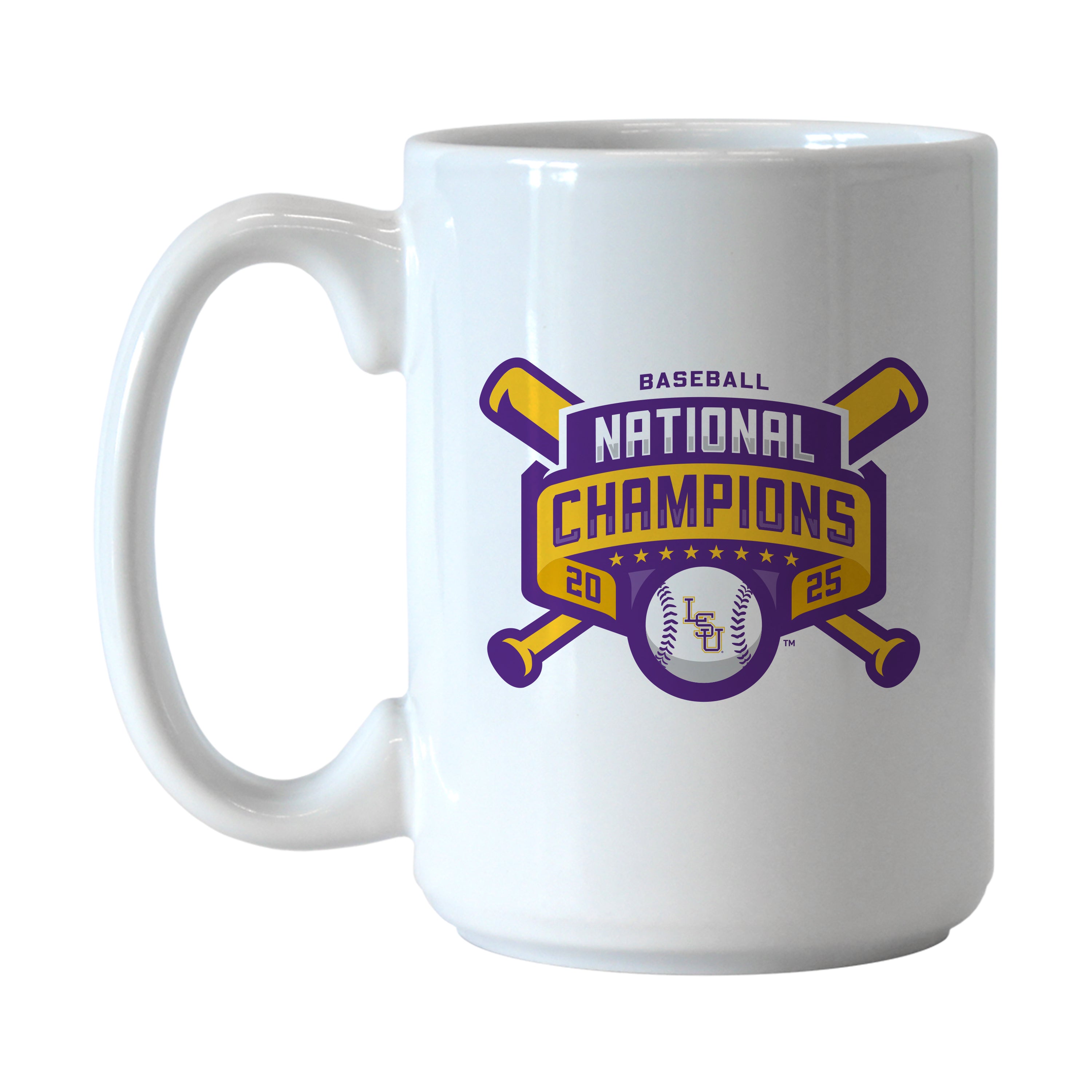 LSU 2025 Baseball Champions 15oz Sublimated Mug | Logo Brands