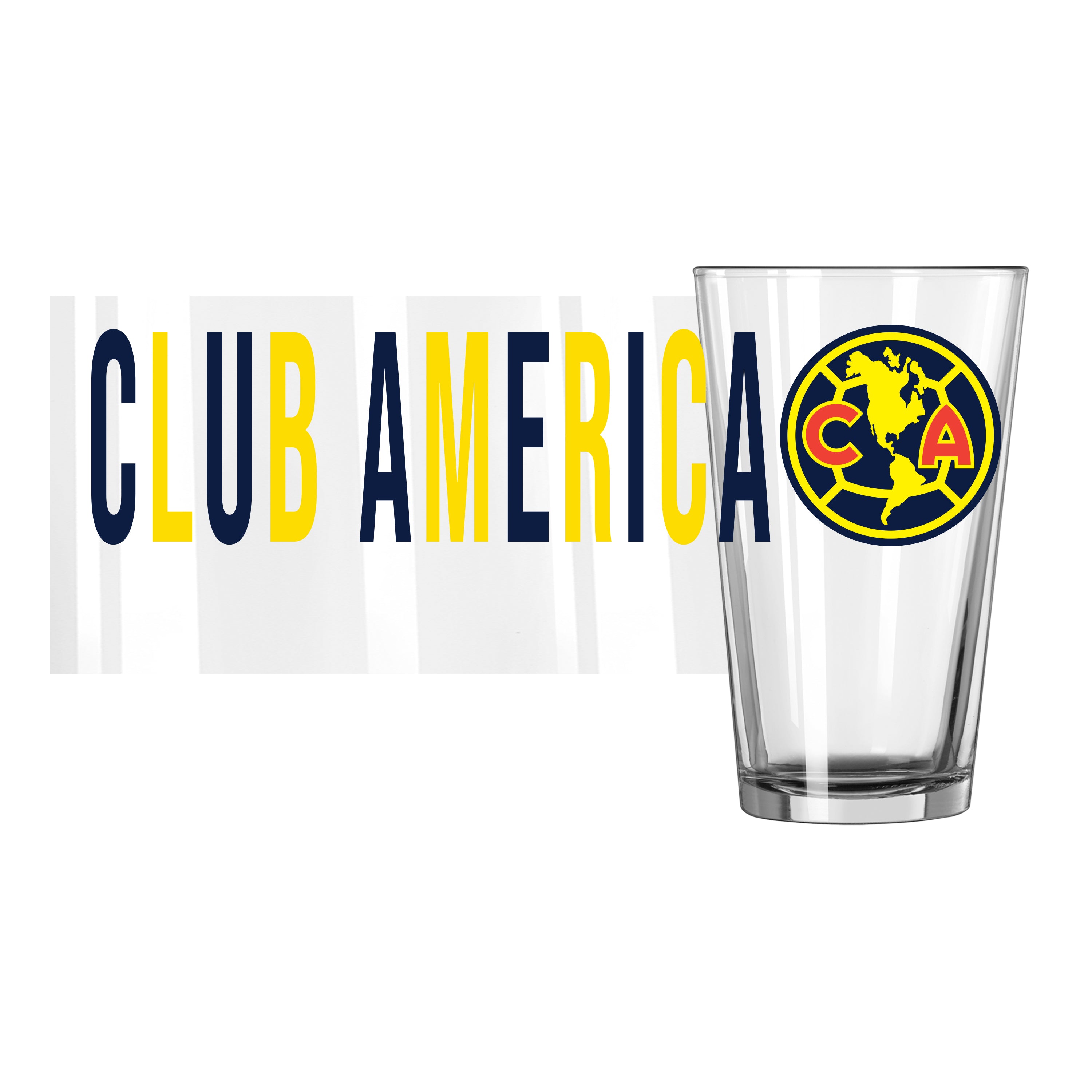 Club America FC 16oz Overtime Pint Glass | Logo Brands