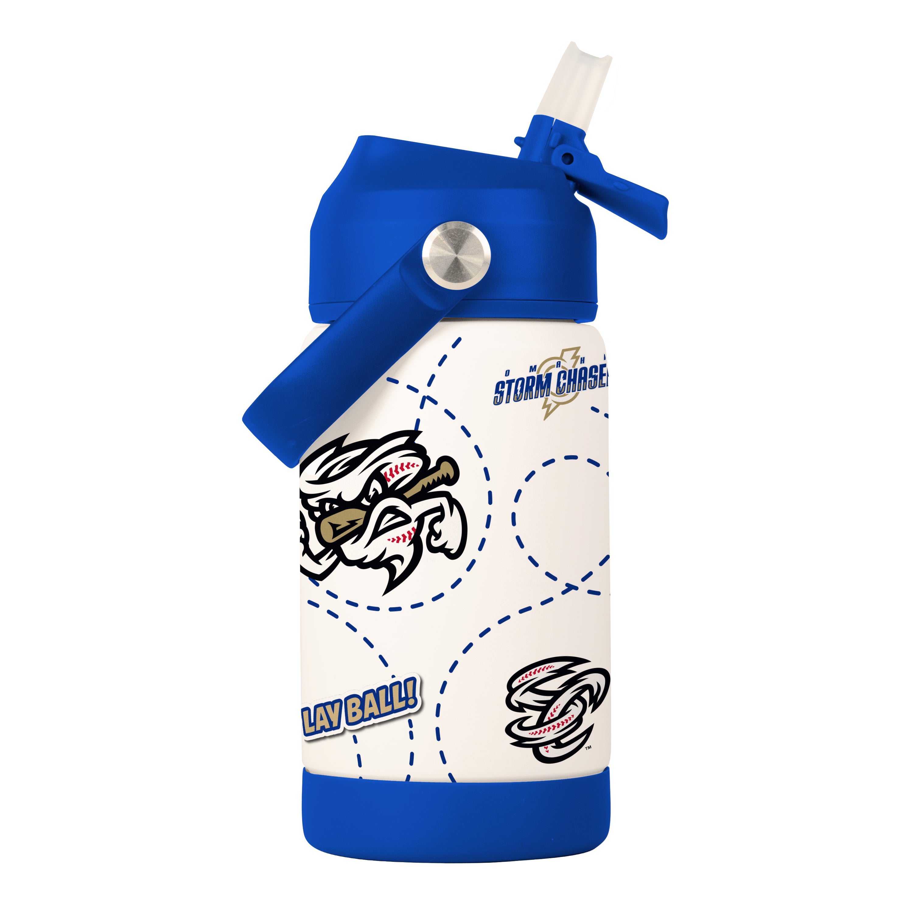 Omaha Storm Chasers 12oz Mascot SS Kids Bottle | Logo Brands