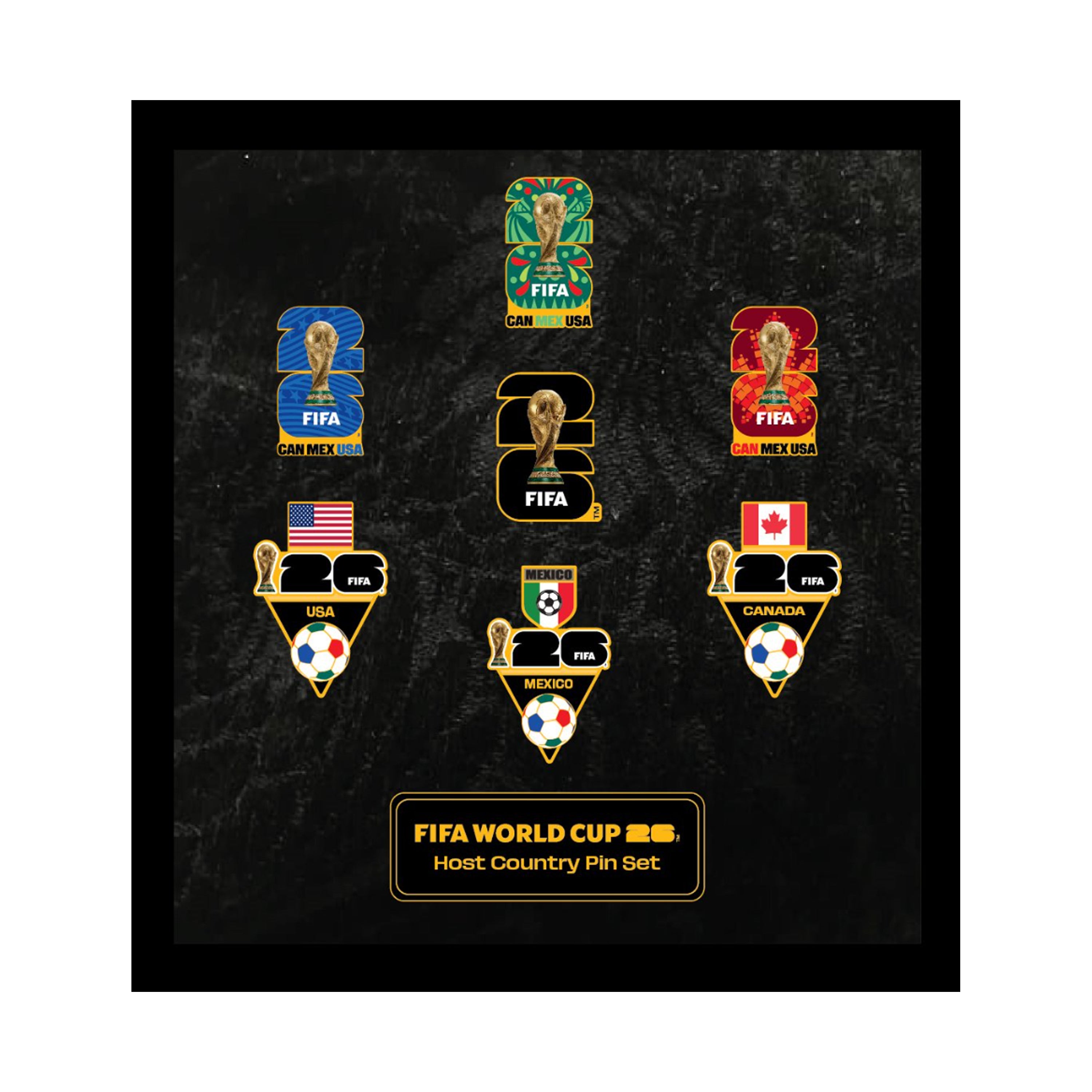 FIFA Host City 7pc Pin Set | Logo Brands