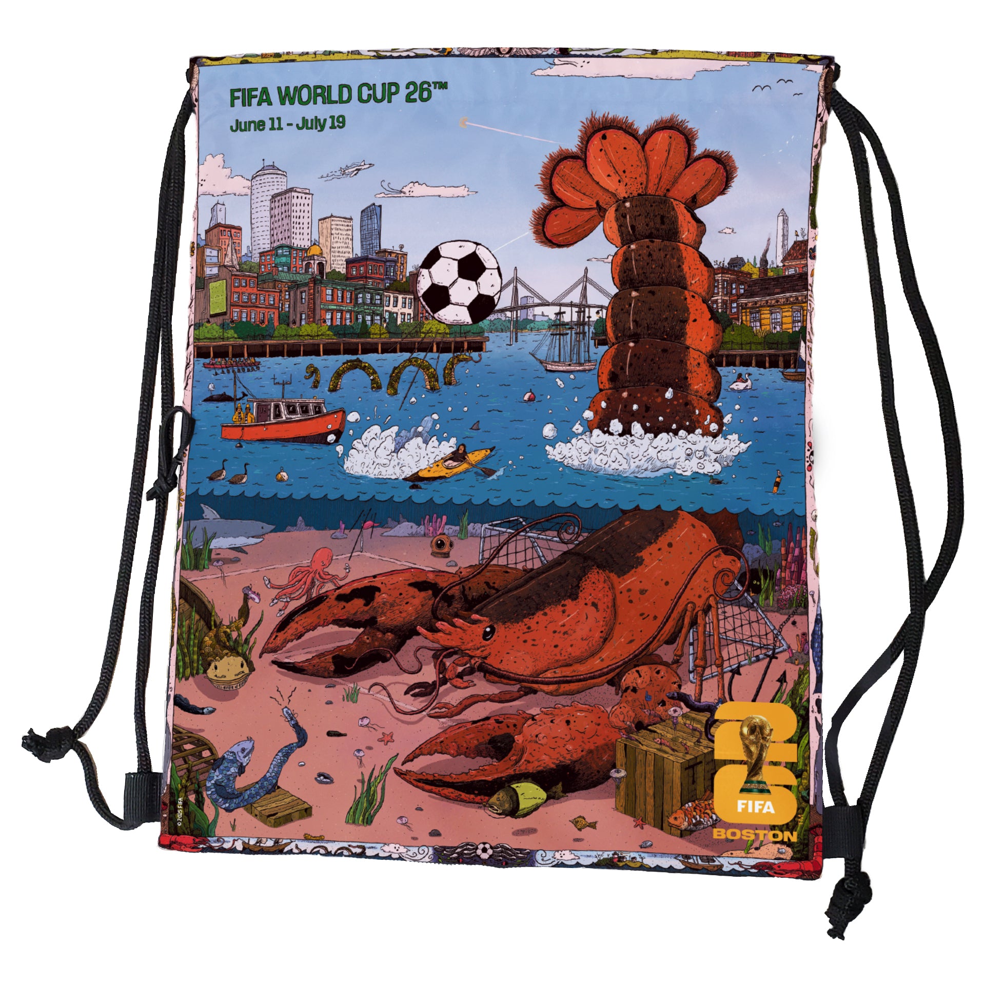FIFA Tilt Boston Poster Backsack | Logo Brands