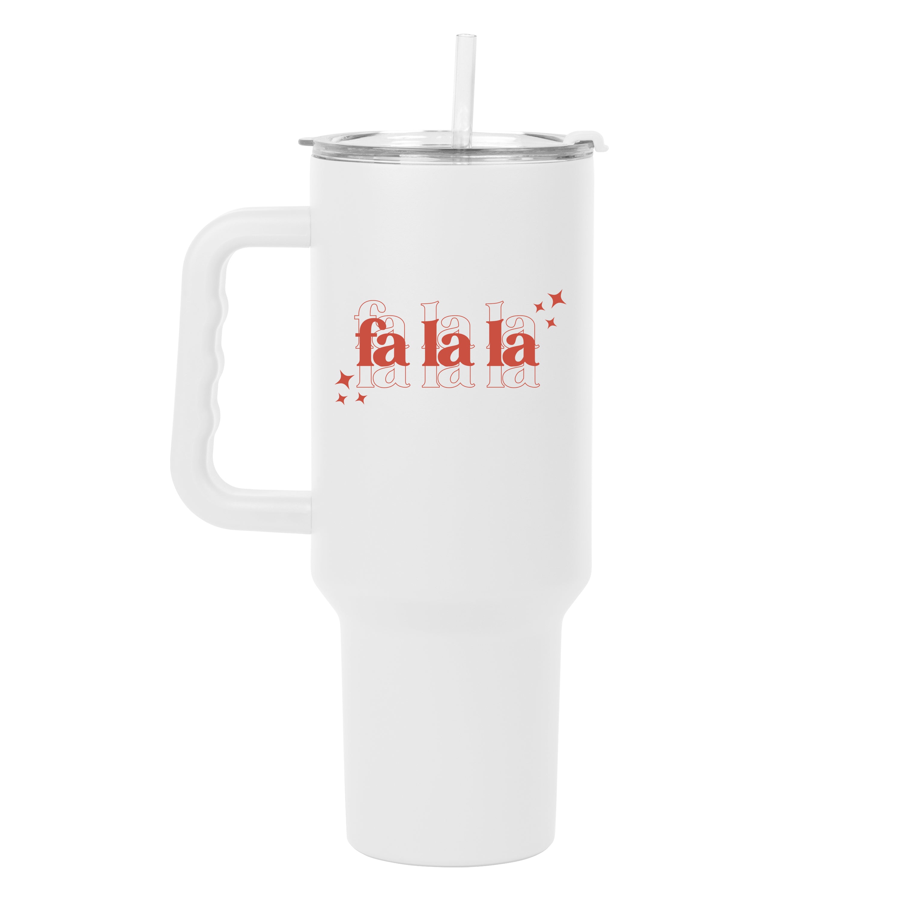 Christmas Falala 40oz PowderCoat Tumbler | Logo Brands