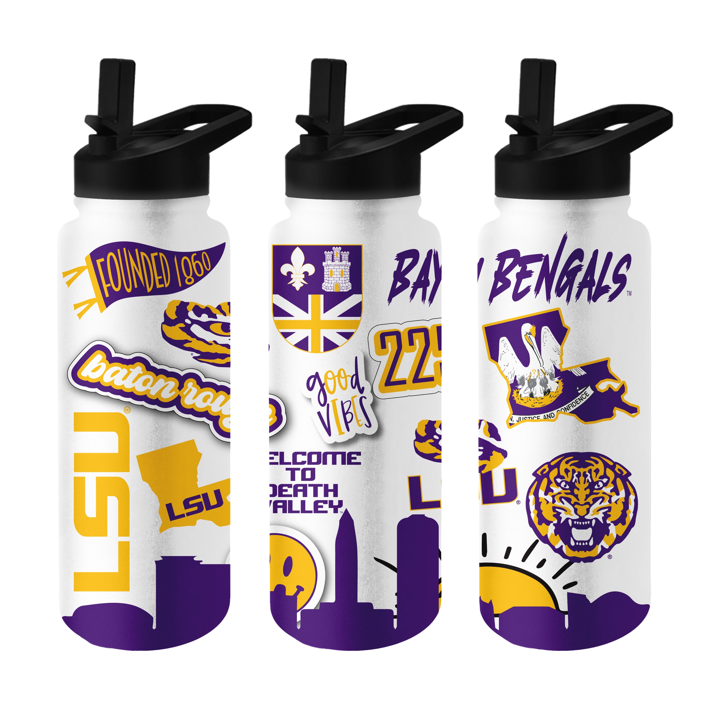 LSU 34oz Native Quencher Bottle | Logo Brands